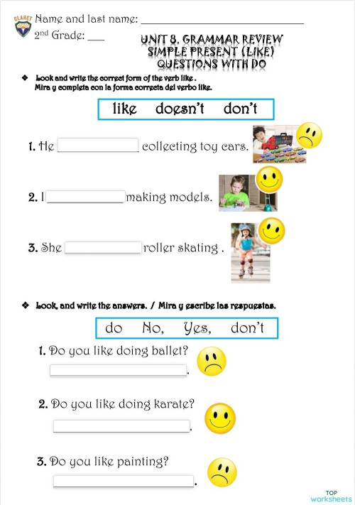 Unit 8. Grammar review. Practice activity (2023-2024). Interactive ... Unit 8. Grammar review. Practice activity (2023-2024). Interactive ...
