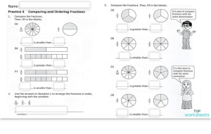 Chapter 13 Fractions WS 3. Interactive worksheet | TopWorksheets