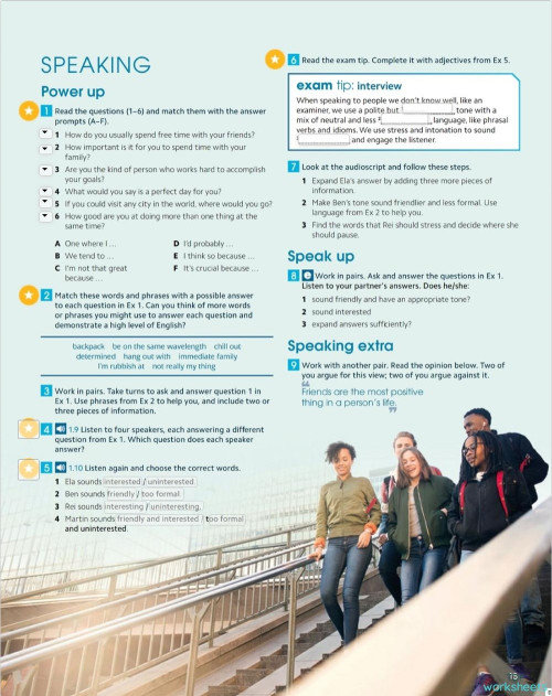 B2+ page 15. Interactive worksheet | TopWorksheets