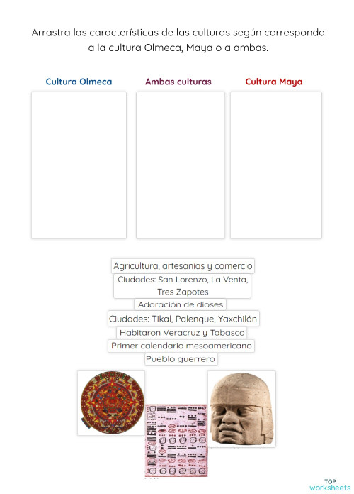 Prehistoria: fichas interactivas y ejercicios online | TopWorksheets