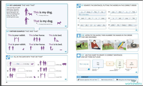 ANIMALS AND FAMILY 2. Interactive worksheet | TopWorksheets