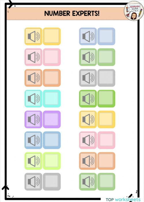Numbers 1-50. Interactive worksheet | TopWorksheets