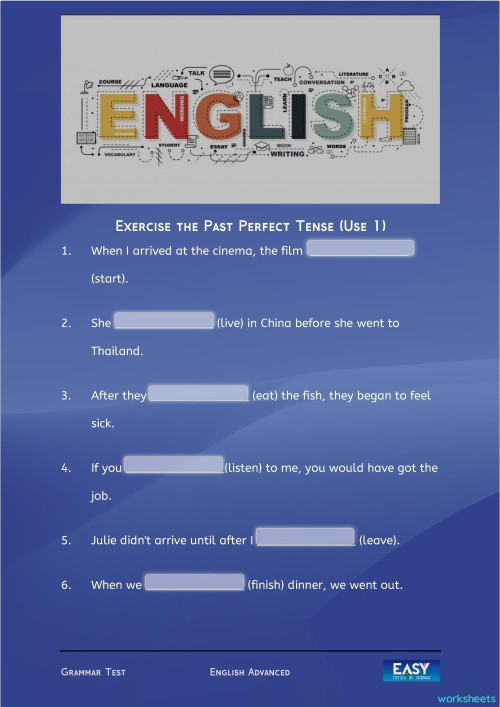 Adults: interactive worksheets and online exercises | TopWorksheets