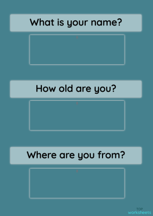 ID CARD. Interactive worksheet | TopWorksheets