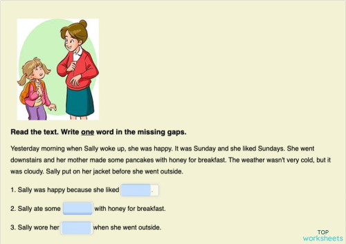 PART 5 MVRS GOING FISHING. Interactive worksheet | TopWorksheets