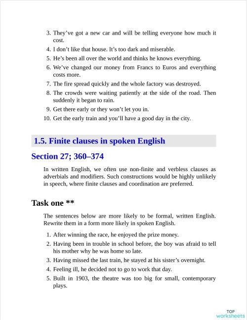 Grammar for Writing: interactive worksheets and online exercises ...