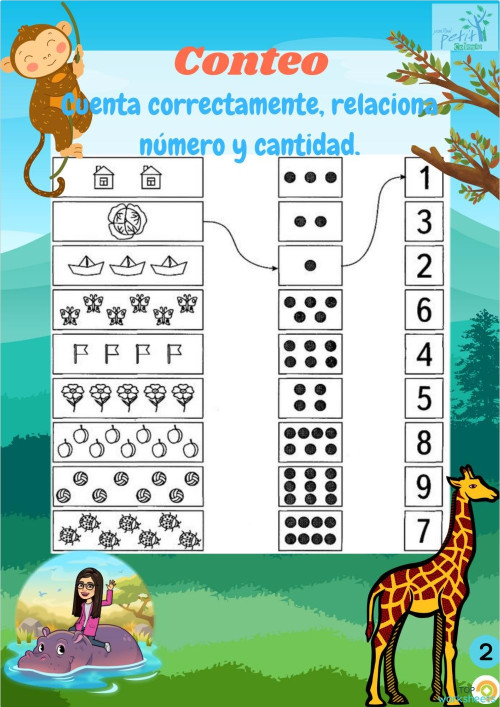 Conteo_Mtra. Faby. Ficha interactiva | TopWorksheets