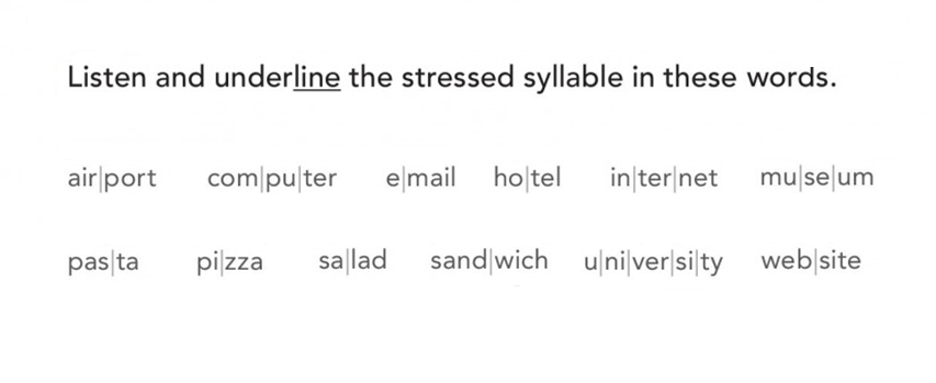 Word stress / Ударение. Interactive worksheet | TopWorksheets
