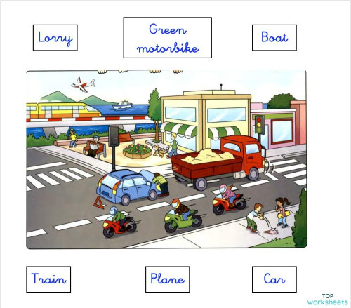 TT2 - U4 TRANSPORTS Super Starters (3). Interactive worksheet ...