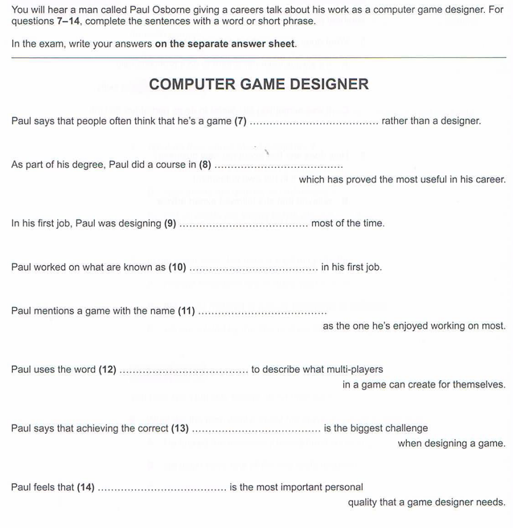 Advanced C1 Listening #3. Interactive worksheet | TopWorksheets