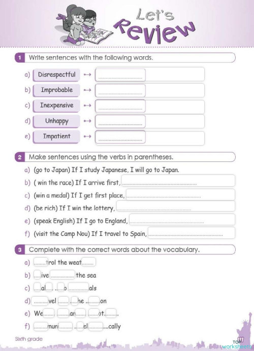 NGS 6-Uni.8-Pág.111. Ficha interactiva | TopWorksheets