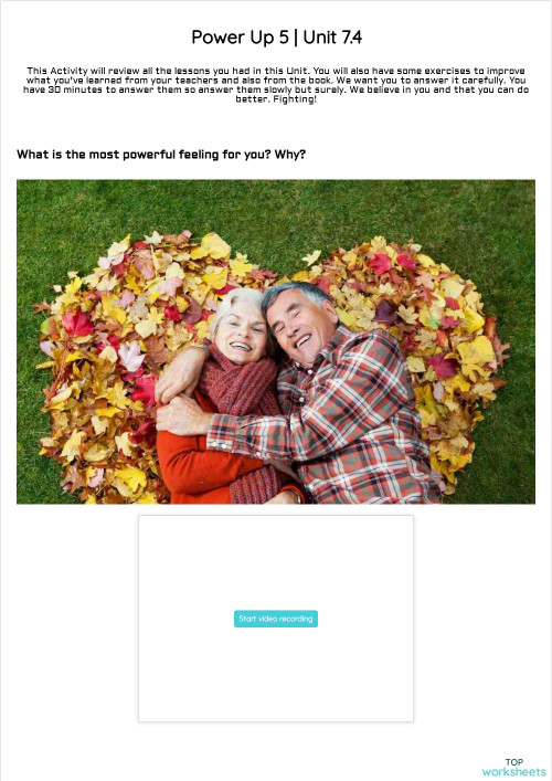 Power Up 5 | Unit 7.4. Interactive worksheet | TopWorksheets