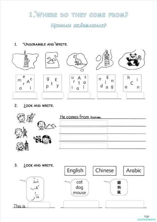 Possessive 's, whose. Interactive worksheet | TopWorksheets