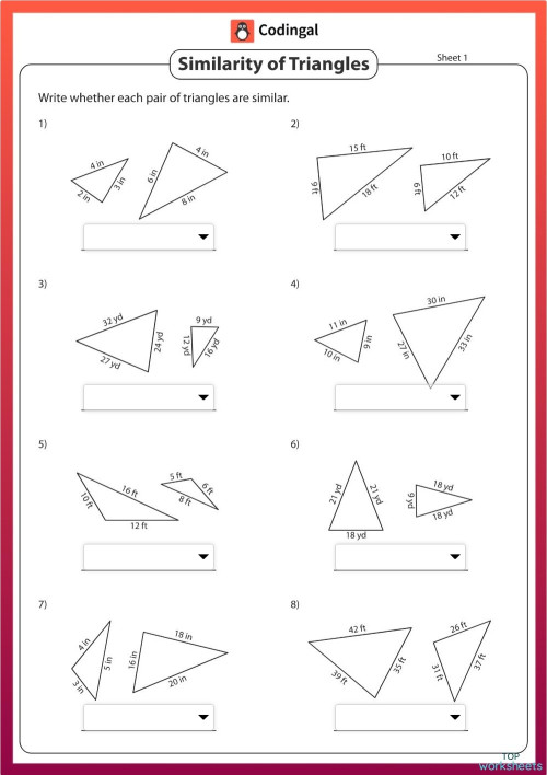 M_G08M17L44_WC01_Proving_Similarity_. Interactive worksheet | TopWorksheets
