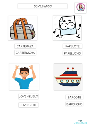 DESPECTIVOS . Ficha interactiva | TopWorksheets