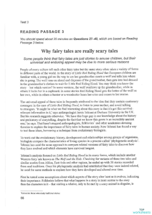 Reading drill 3 part 2. Interactive worksheet | TopWorksheets