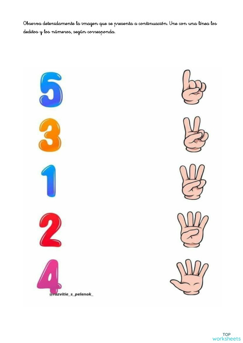 Los Números. Ficha interactiva | TopWorksheets