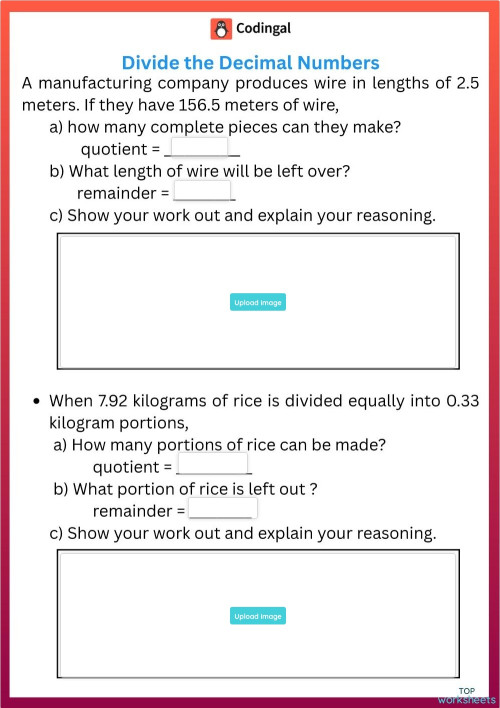 M_G05M08L22_WE02_Dividing_Decimals_by_Decimals_6. Interactive worksheet ...