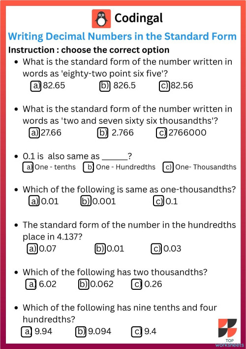 M_G04M09L30_WC01_Writing Decimals in Different Forms. Interactive ...