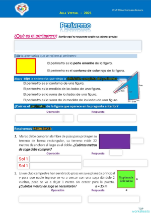 Medidas de superficie: fichas interactivas y ejercicios online ...