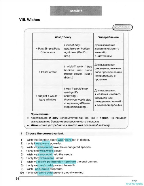 simple present tense. Interactive worksheet | TopWorksheets