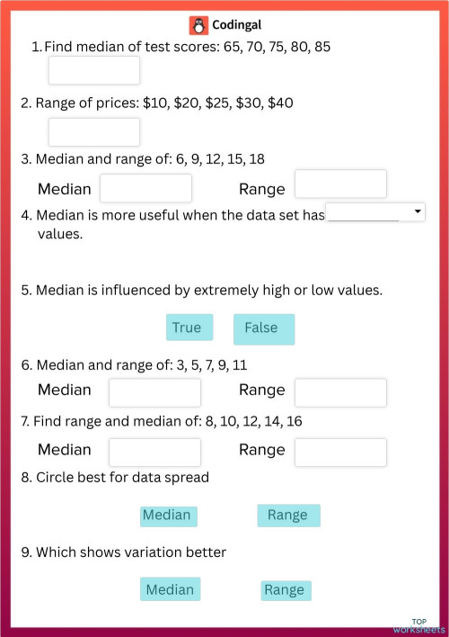 M_G04M21L71_WA02_Measures_of_Central_Tendency_Median_and_Range_4. Interactive worksheet ...