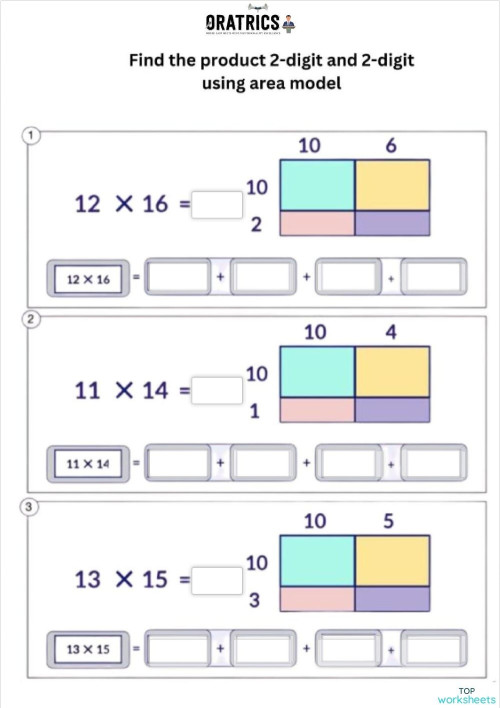 Column Addition VV (2). Interactive worksheet | TopWorksheets