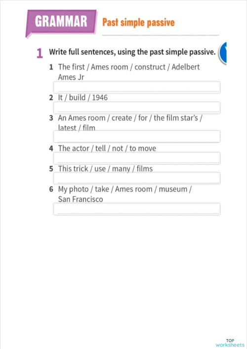UNIT 20 GRAMMAR PAG 82. Interactive worksheet | TopWorksheets