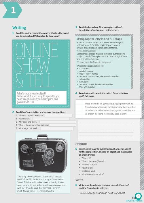 Punctuation marks: interactive worksheets and online exercises ...