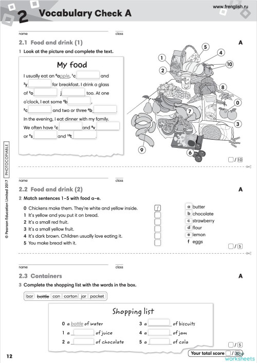 Go getter 2 Unit 2 Vocabulary. Interactive worksheet | TopWorksheets