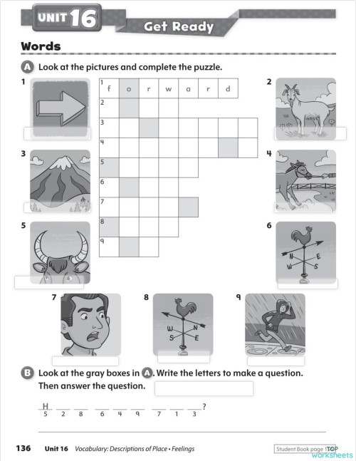 OD2 16 WB 136 137 Words. Interactive worksheet | TopWorksheets