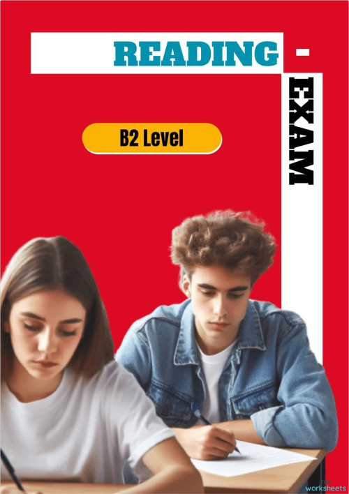 B2 First Term Reading exam. Interactive worksheet | TopWorksheets