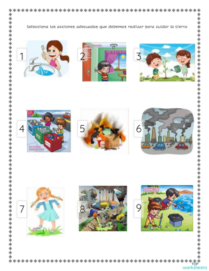 DIA DE LA TIERRA. Ficha interactiva | TopWorksheets