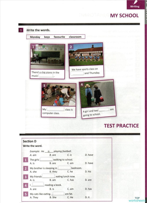 J. Unit 4 page 45. Interactive worksheet | TopWorksheets