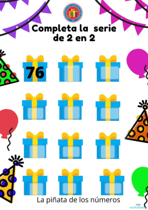 serie 2 en 2. Ficha interactiva | TopWorksheets