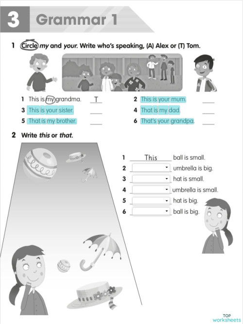 Interactive worksheets and online exercises in russian | TopWorksheets