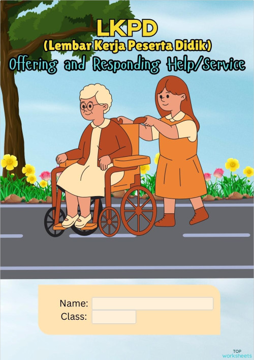 LKPD Offering Responding Help 1. Interactive worksheet | TopWorksheets