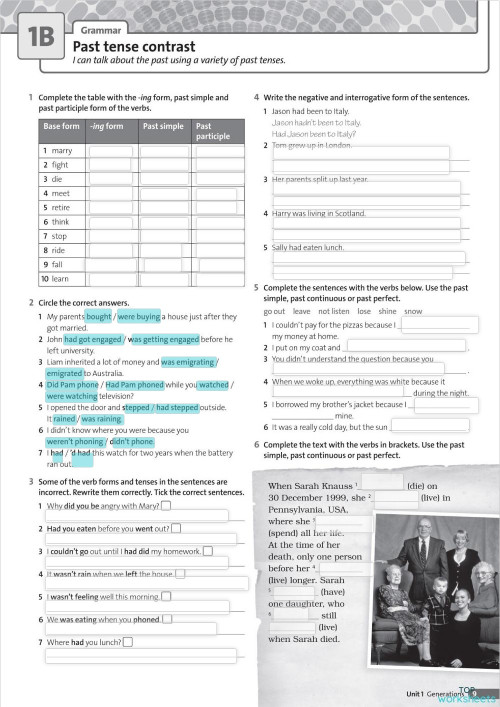 Intermediate (1B). Interactive worksheet | TopWorksheets