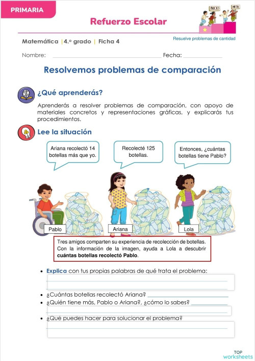 Sumas con canje. Ficha interactiva | TopWorksheets