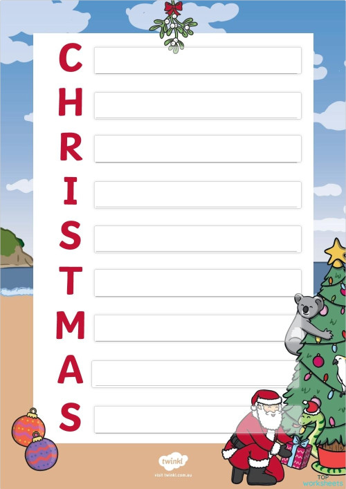 Sentence Scramble Christmas. Interactive worksheet | TopWorksheets