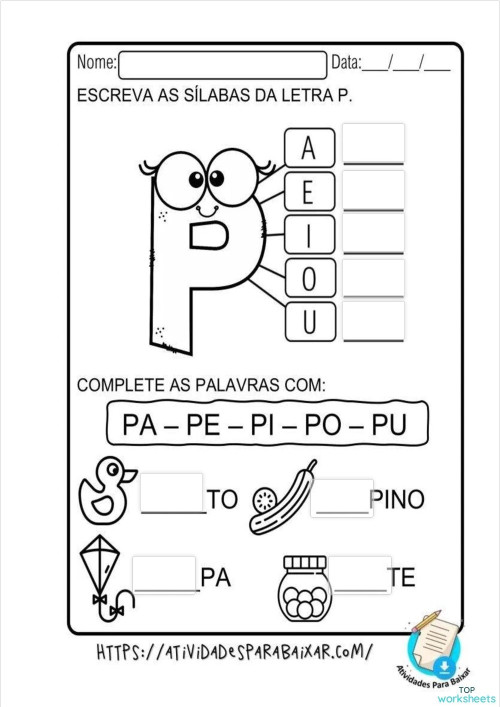 cobrir letras. Ficha interativa | TopWorksheets
