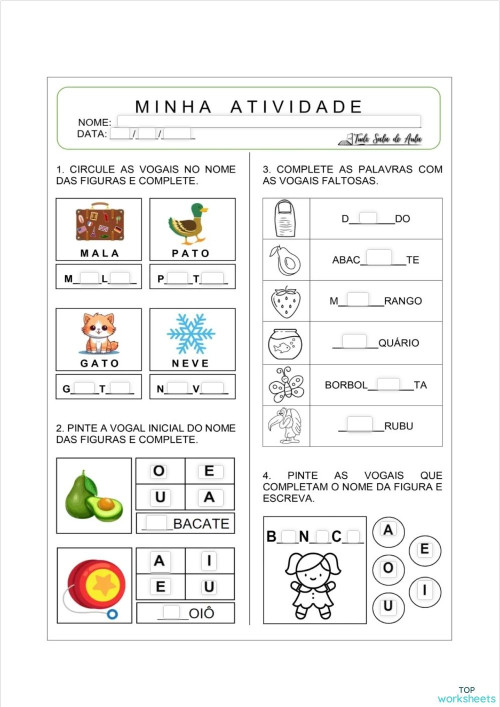 Nomes próprios e nomes comuns. Ficha interativa | TopWorksheets