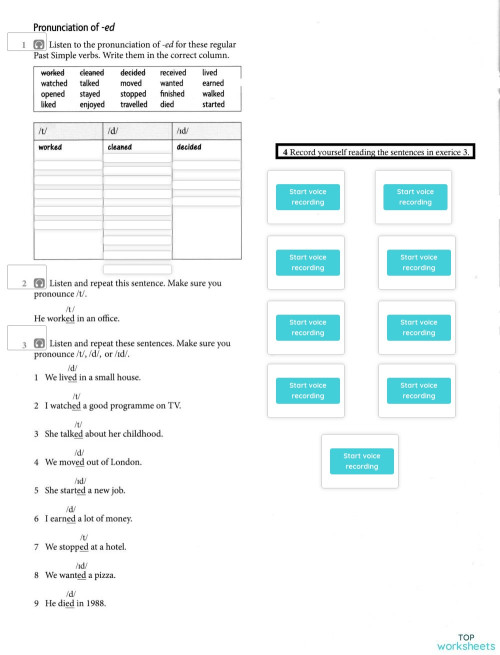 PRACTICE 3. Interactive worksheet | TopWorksheets