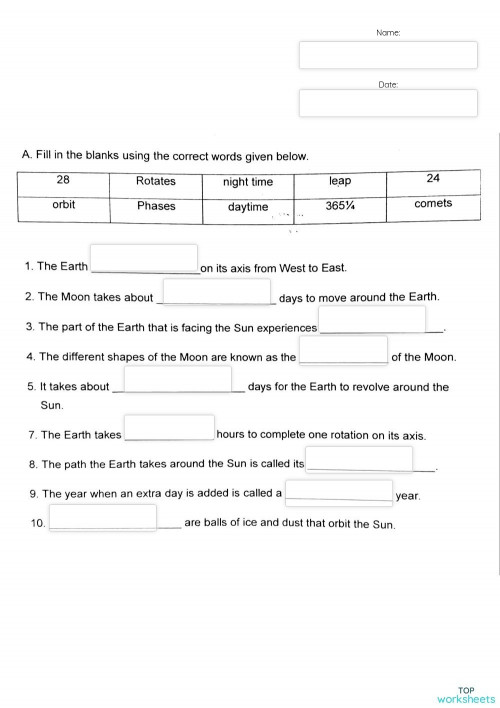 Y6 Topical Test 2. Interactive worksheet | TopWorksheets