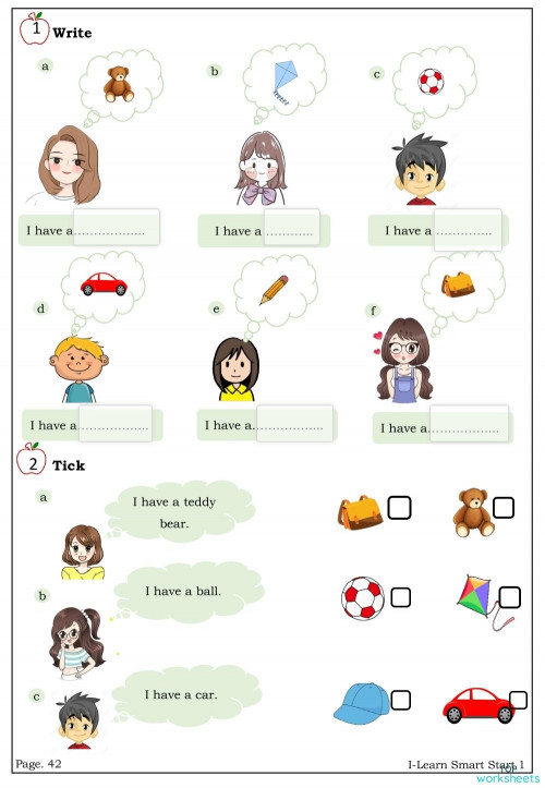 Grade 1-U9-2. Interactive worksheet | TopWorksheets