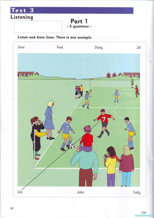 Movers 3 test 3. Interactive worksheet | TopWorksheets