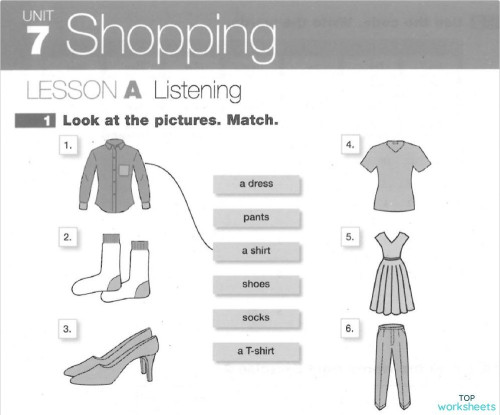 A&B unit 7 starter. Interactive worksheet | TopWorksheets
