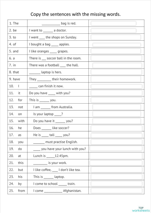 Secondary school: interactive worksheets and online exercises ...