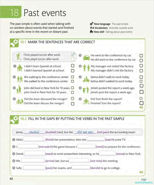 Present Simple Affirmative Interactive Worksheet Topworksheets