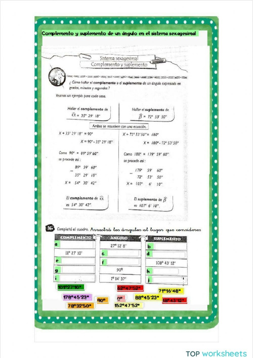 TAREA SEMANAL 12. Ficha interactiva | TopWorksheets